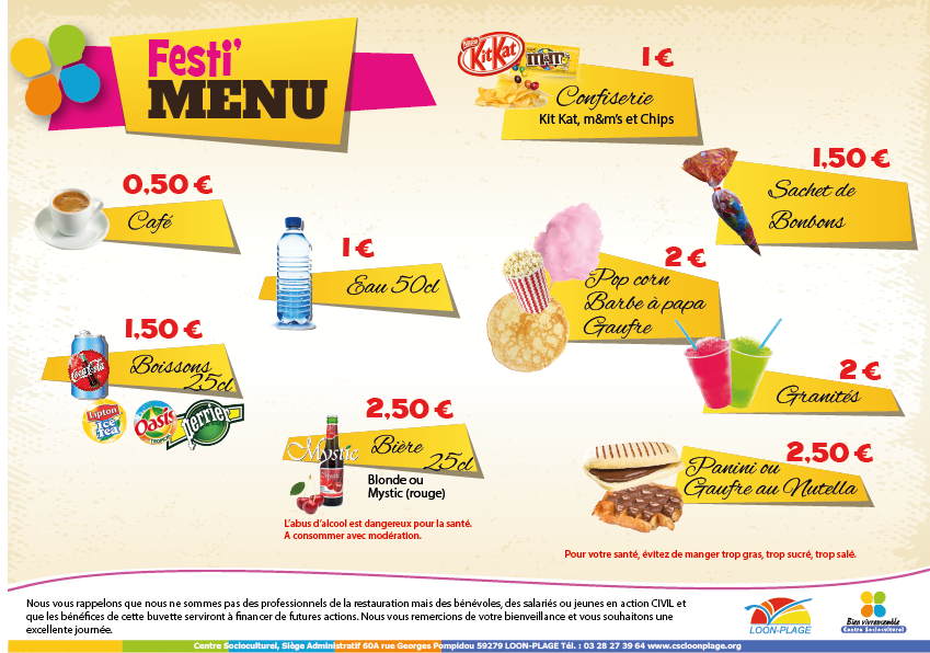 Buvette et restaurations